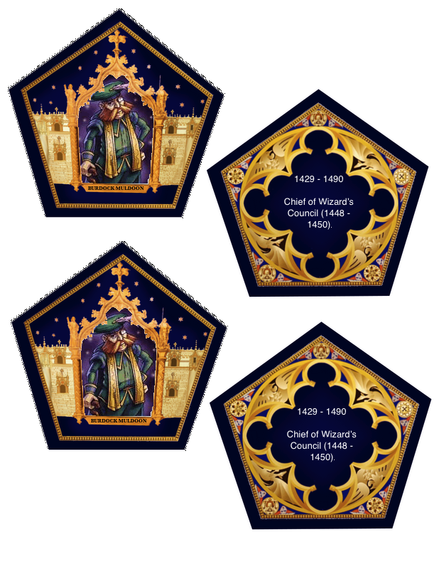 The Empty Suitcase: Chocolate Frog Cards