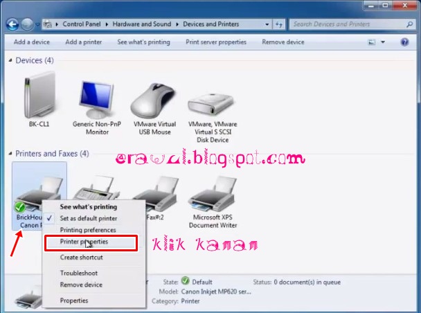 Tutorial Sharing Printer pada Windows 7 - EraWul's Blog