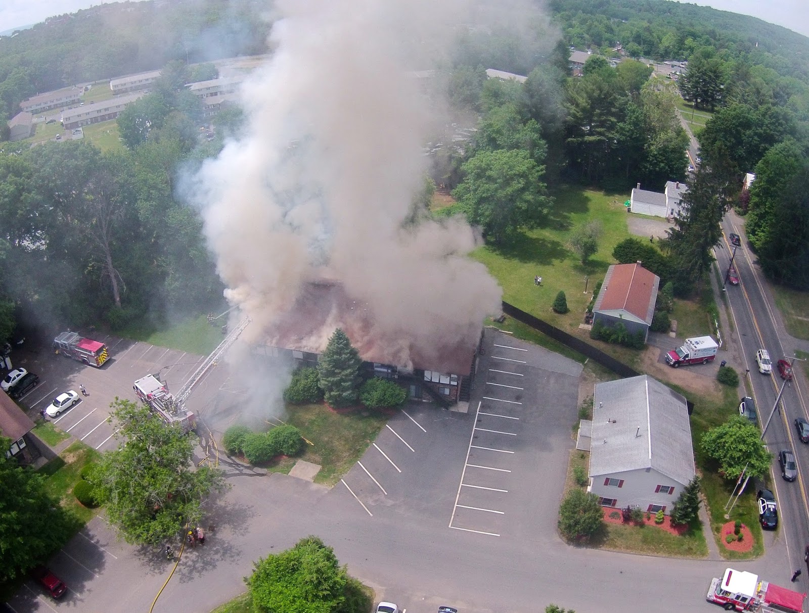 Only in The Republic of Amherst: Alpine Commons Fire Update