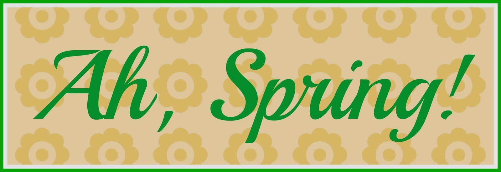 Meg Go Run: Ah, Spring!