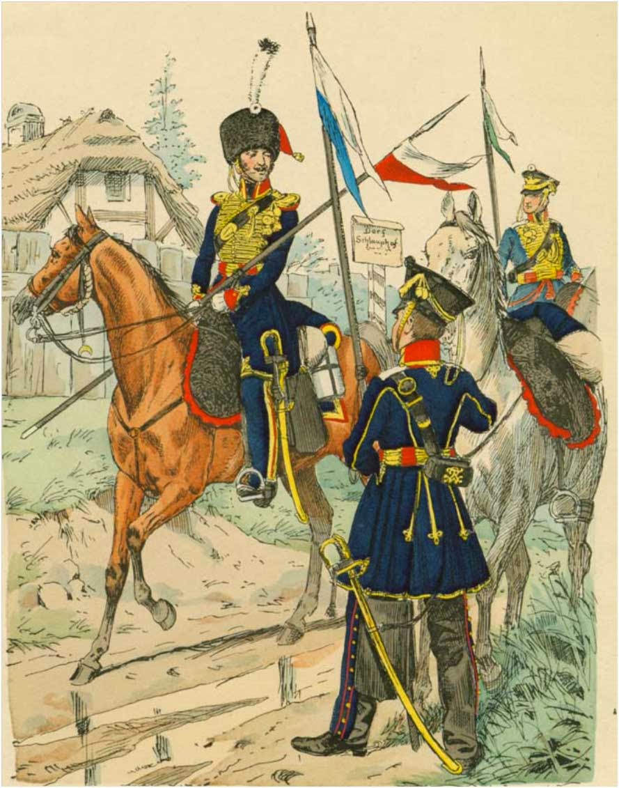 Project Leipzig (1813): Painting time. East-Prussia National Cavalry ...