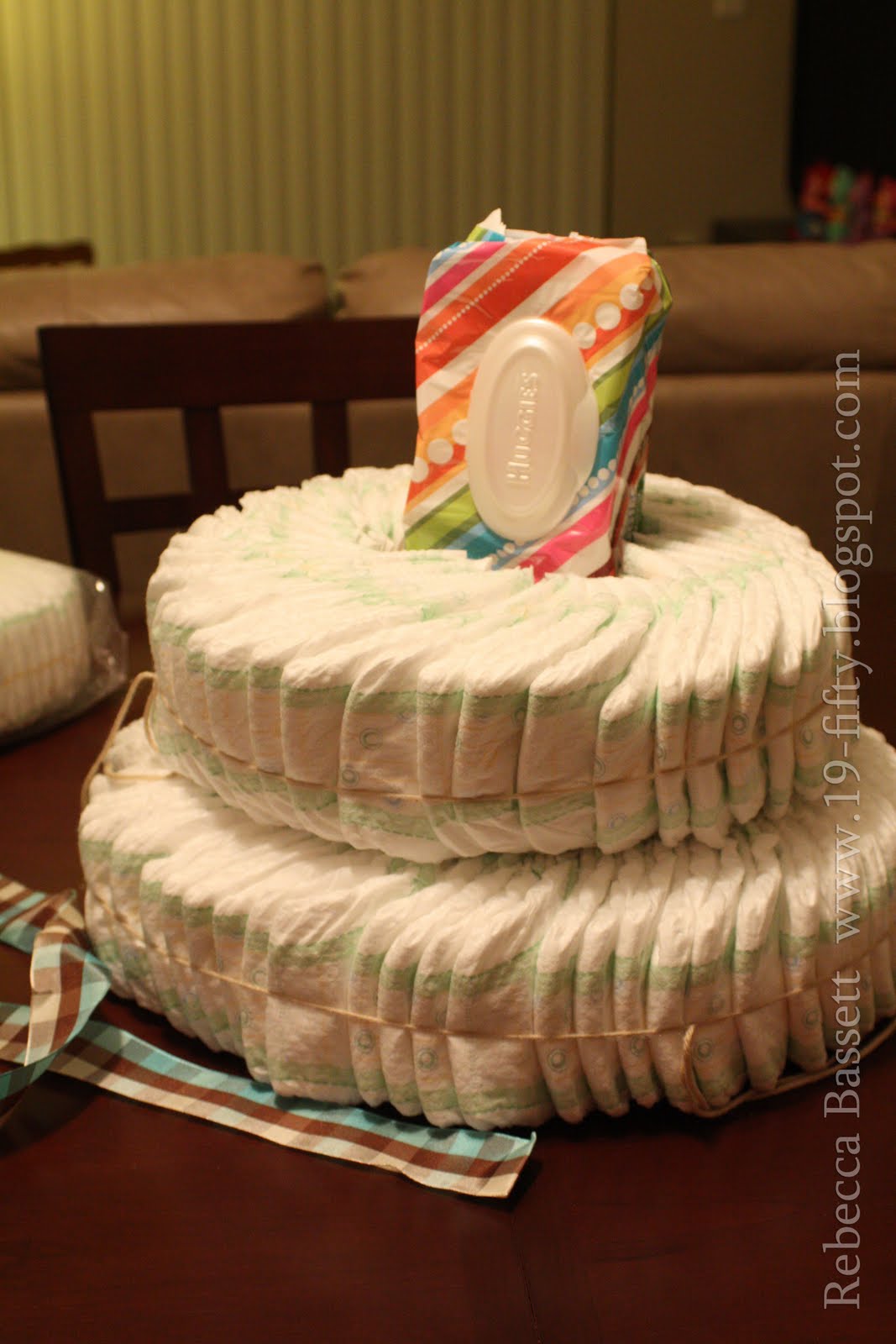 19-fifty: How To Make A Diaper Cake