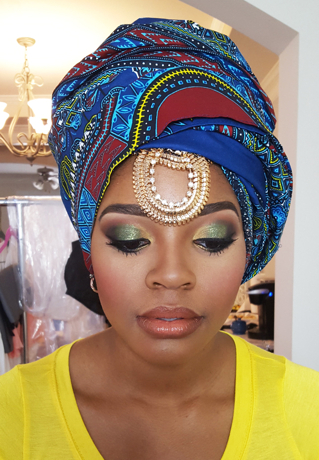 Makeup Transformation: Natural to African Inspired Glam | Makeup By RenRen