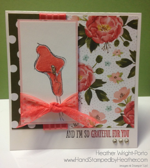 Hand Stamped By Heather Wright-Porto: Stampin' Up! Remarkable You ...