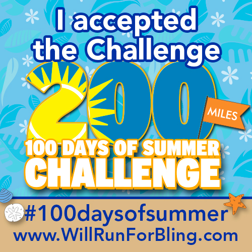 fiveleveninety: Summer Runnin': 100 Days of Summer 200 Mile Challenge