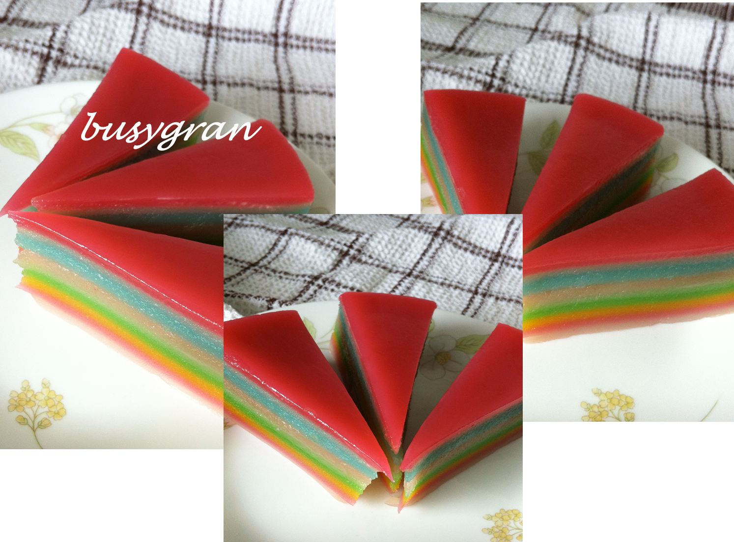 A Busy Gran's Kitchen: Steamed Kueh Lapis