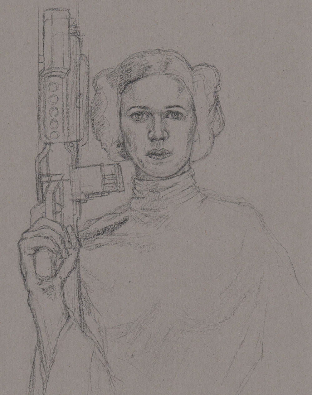 Princess Leia Drawing