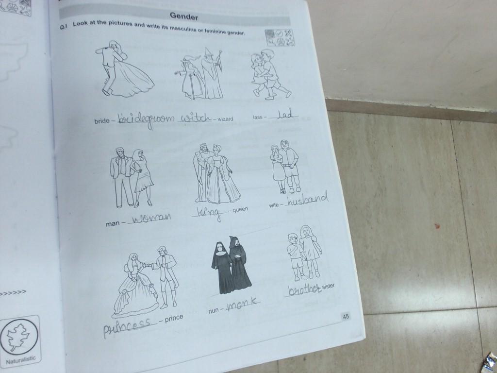 Grade 3 English workbook Lesson.3 and Noun.
