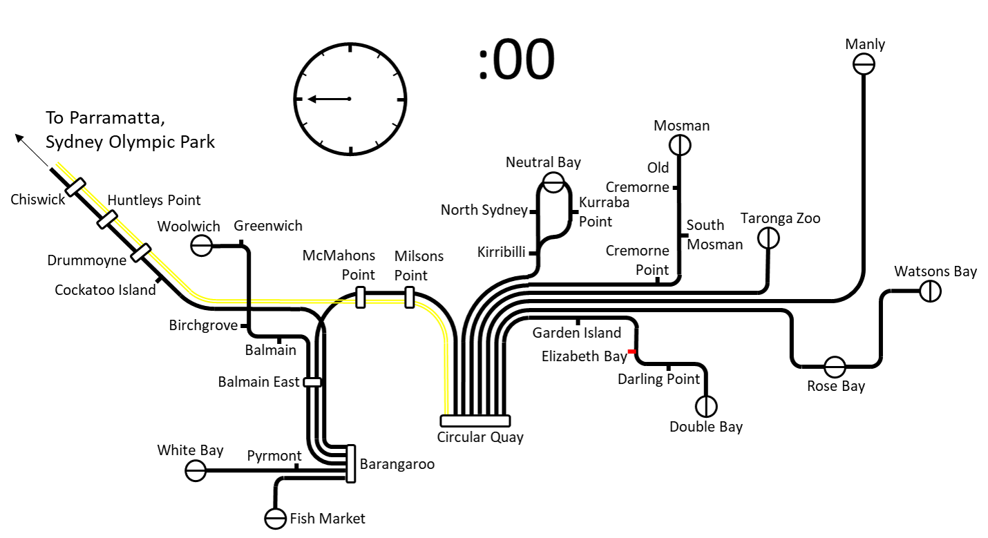 Sydney Ferry Blog: Six Benefits of Regular Interval Timetables - Part 1 ...