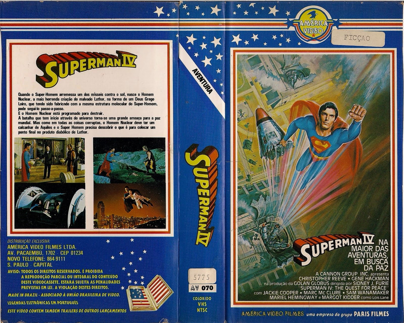 MÁS QUE CINE DE LOS OCHENTA: Superman IV: En busca de la paz (1987 ...