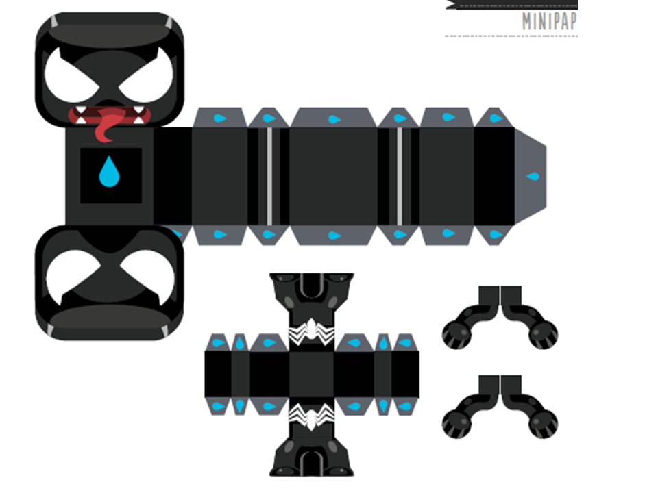 ROBOTIC "ESCUELA SIEMPRE ABIERTA": SUPER HEROES (Papercraft)