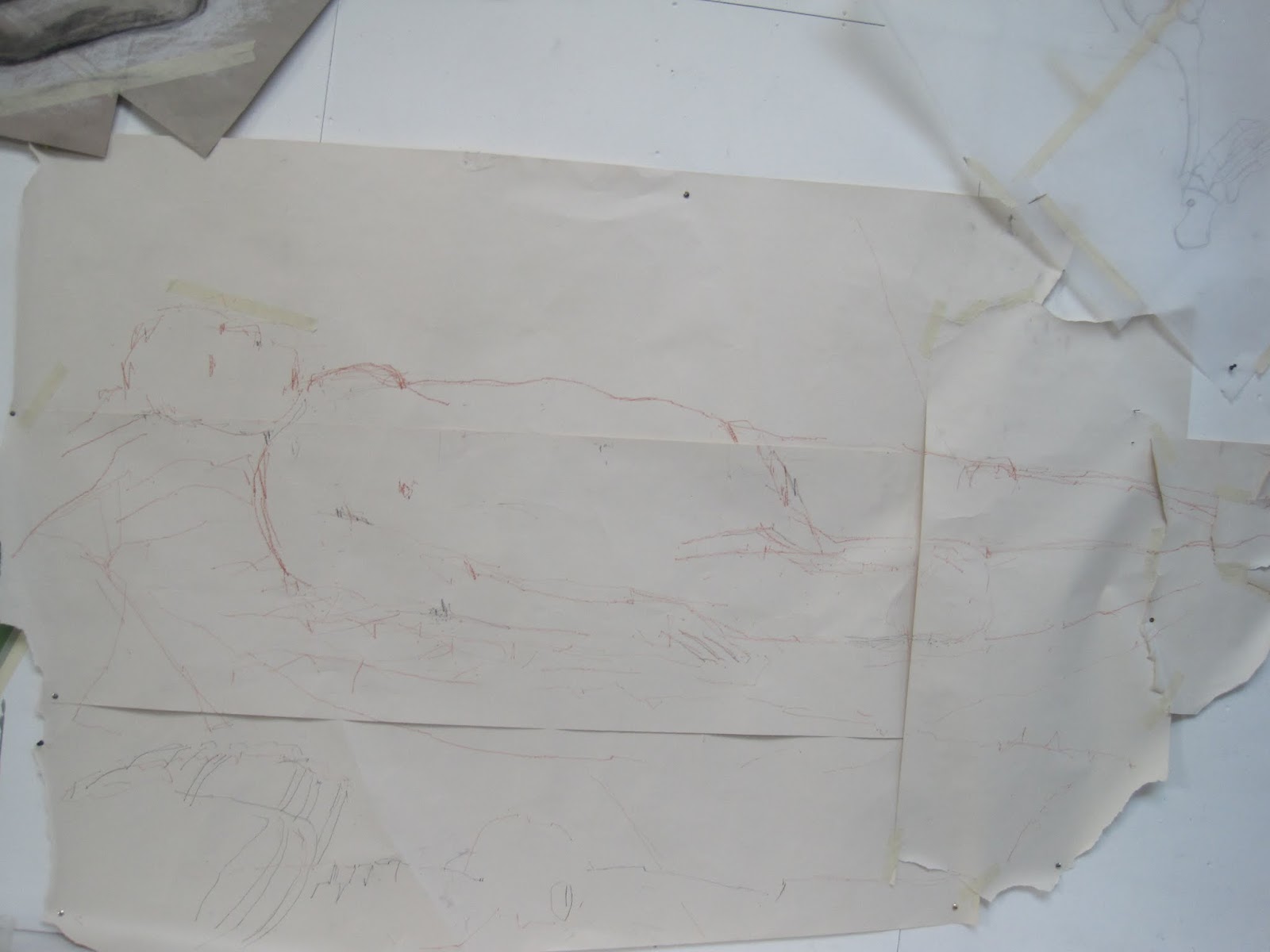 drawdrawdraw: life size drawing