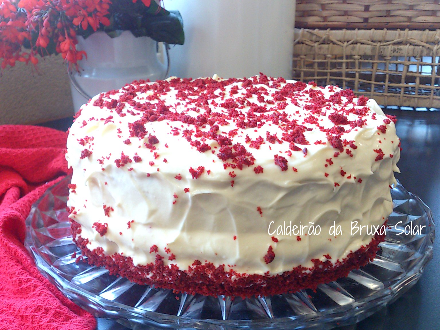 Receitas do Caldeirão : Bolo Red Velvet para os 20 anos da minha filha