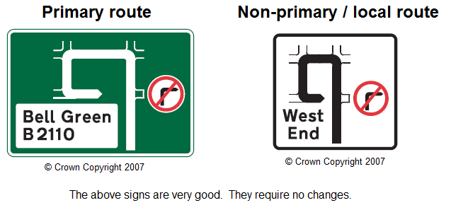 Signage improvements: Diversion and advisory routes | glob on someday