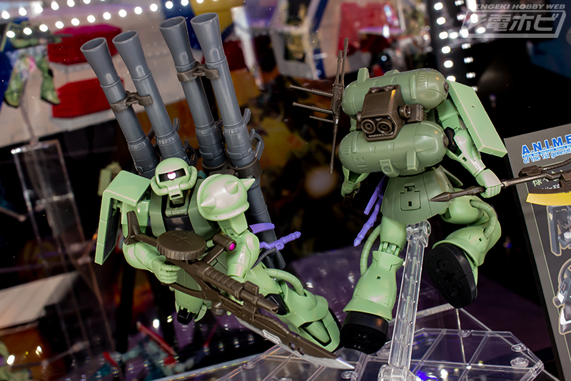 The Principality of ZEON Force Weapon Set Exhibited at TAMASHII NATION 2018