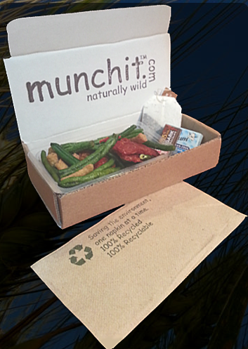 Tickled Pink in the Rain: New Subscription Munchit Box Review