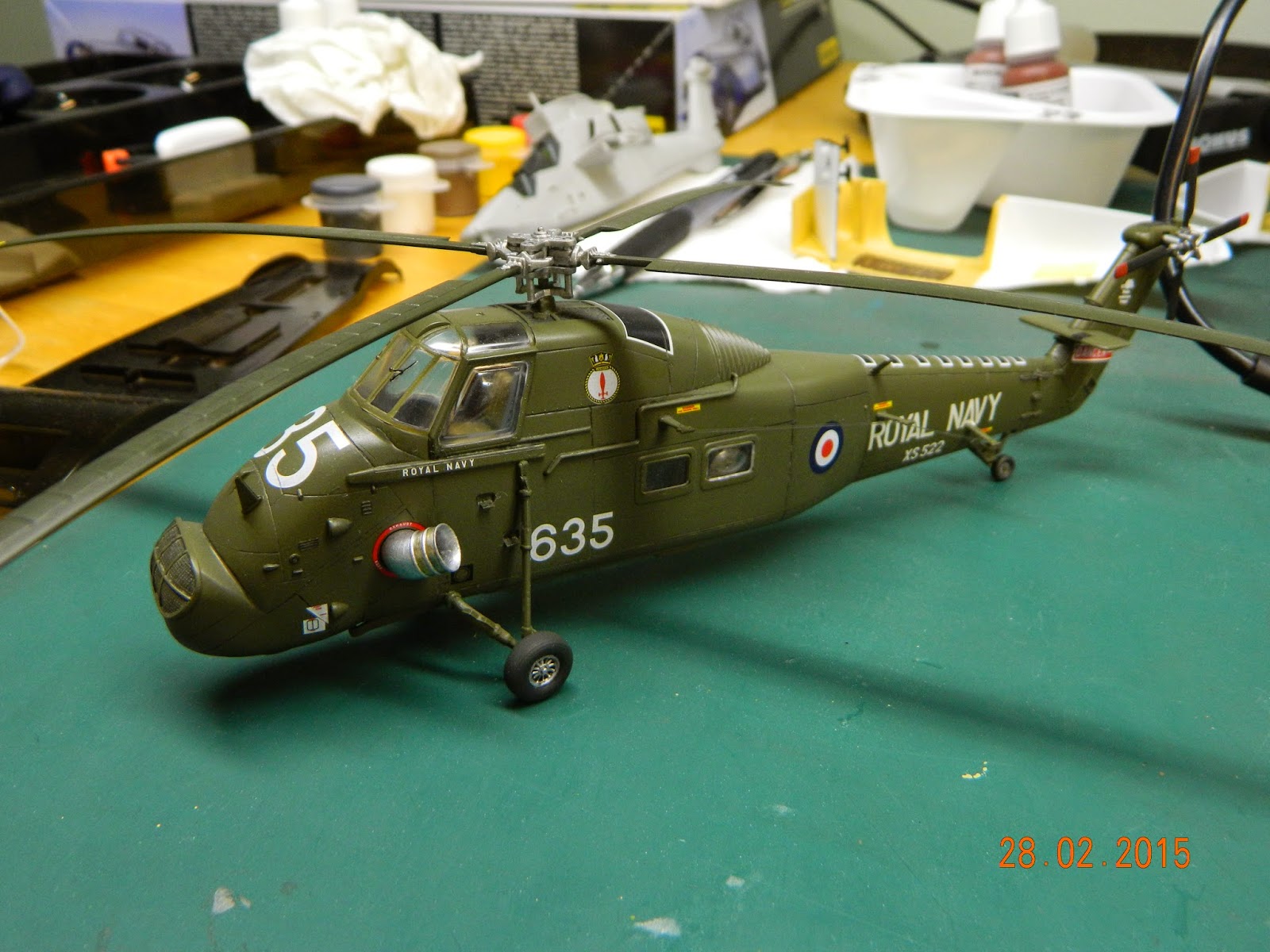 Check Your Six Studios: Westland Wessex / HMS London Kit by Italeri in ...