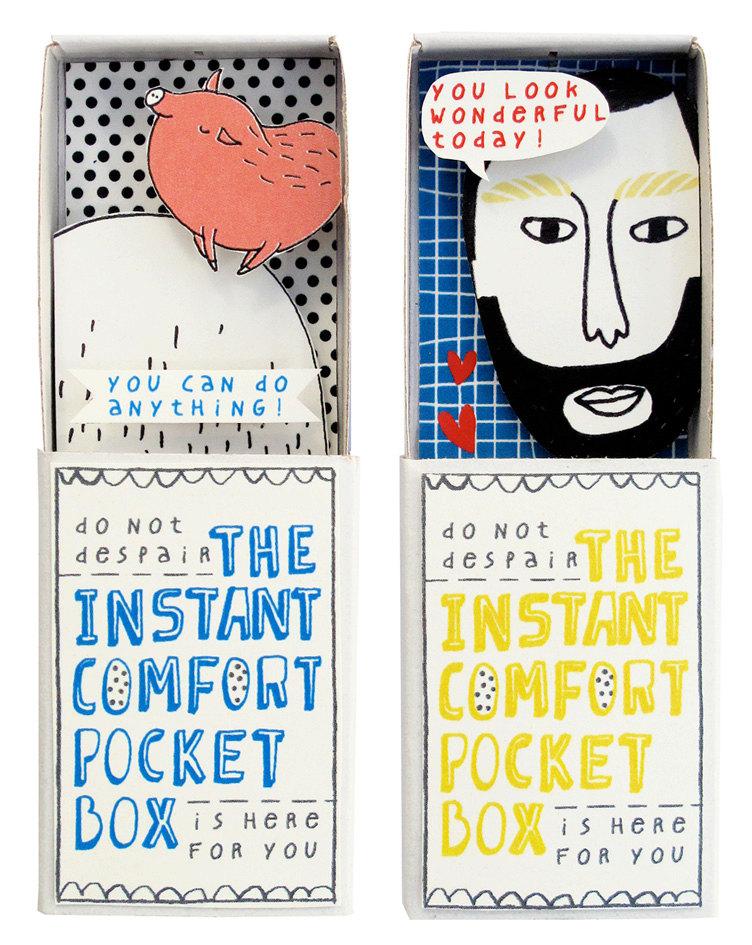 Coeur Blonde: DIY | Instant comfort pocket boxes