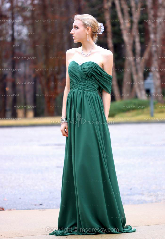 Msdressy Reviews: Glorious Forest Green Gown from Msdressy