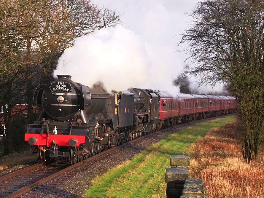 TRAINS: Nostalgia trip... The Flying Scotsman is back!