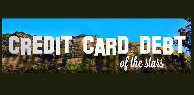 Credit Card Debit Of The Stars [Infographic] - Visualistan