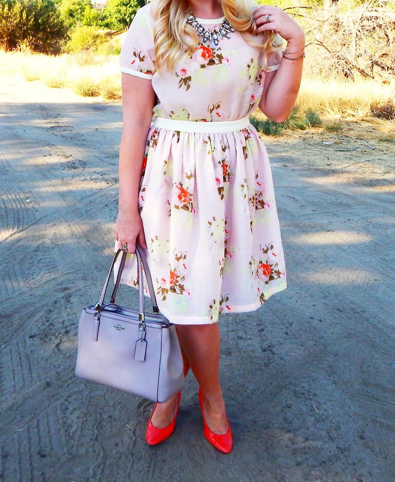 Matching Floral Set Outfit Idea - Lizzie in Lace