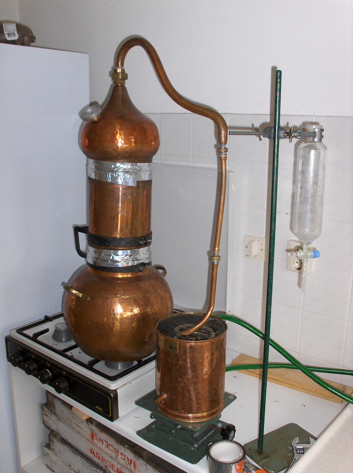 indekoperenketel: Rozemarijn destilleren