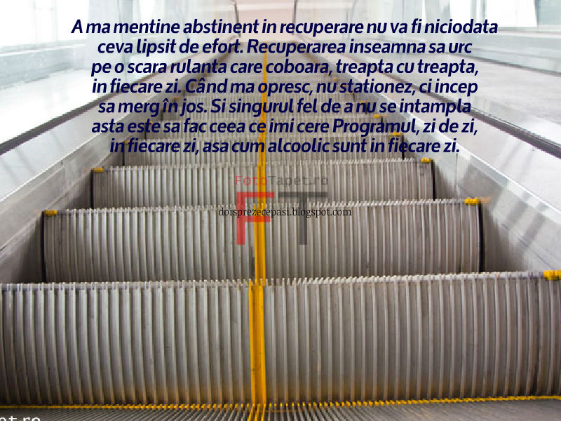 LINIȘTEA DIN ÎNCĂPERI: FILE DE CAIET #59 - scara rulanta