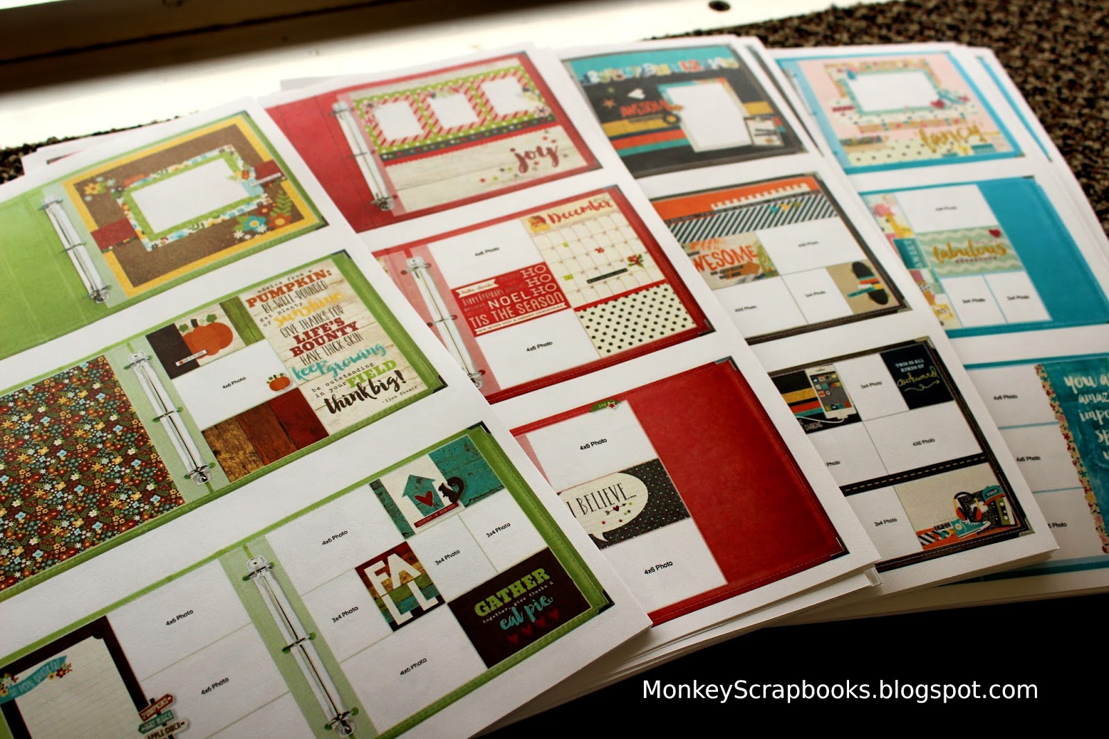 Monkey Business! Scrapbook Lounge: 2015