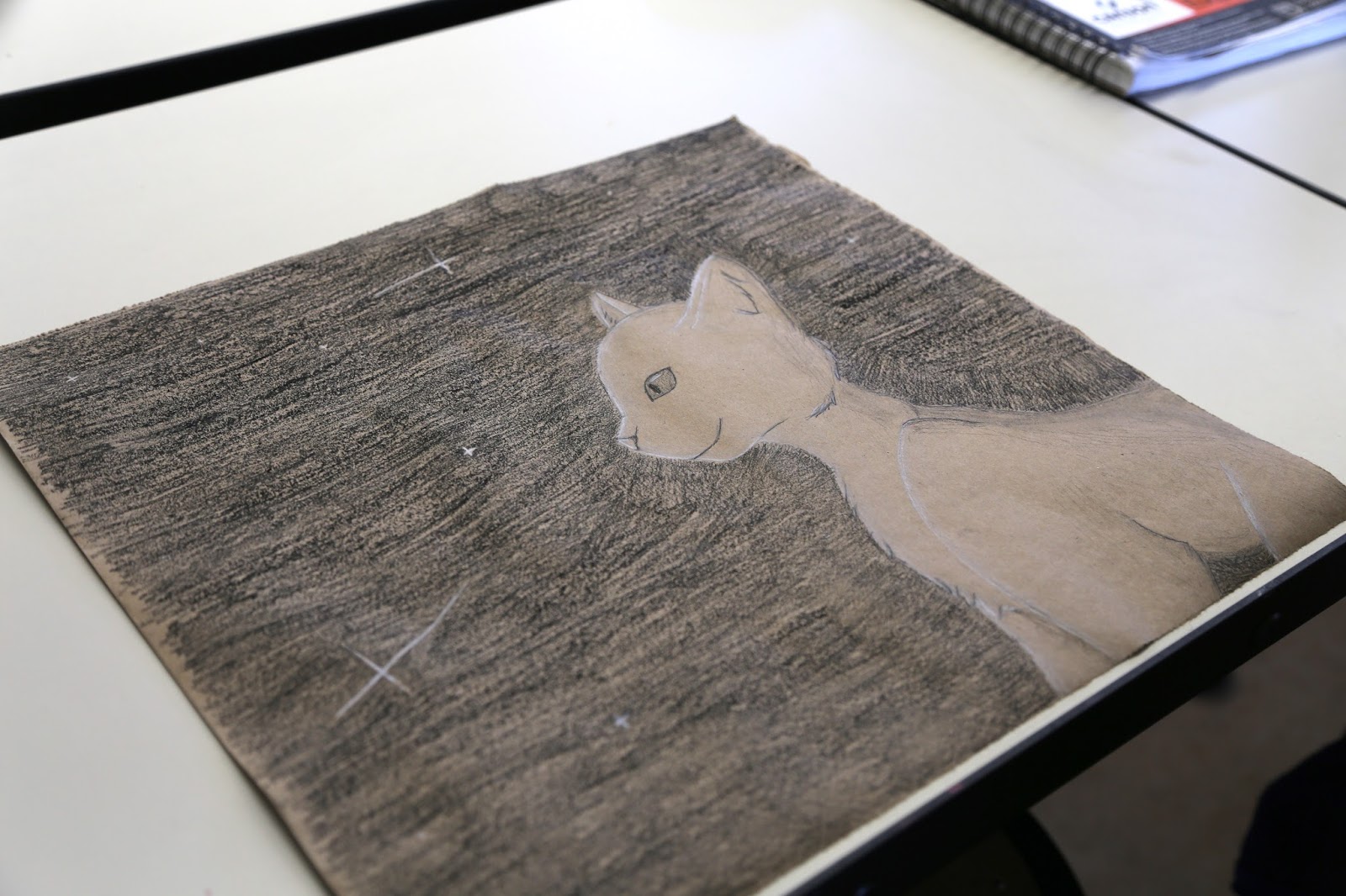 Grauer Art: Mid Tone Paper Drawings, H.S. Art