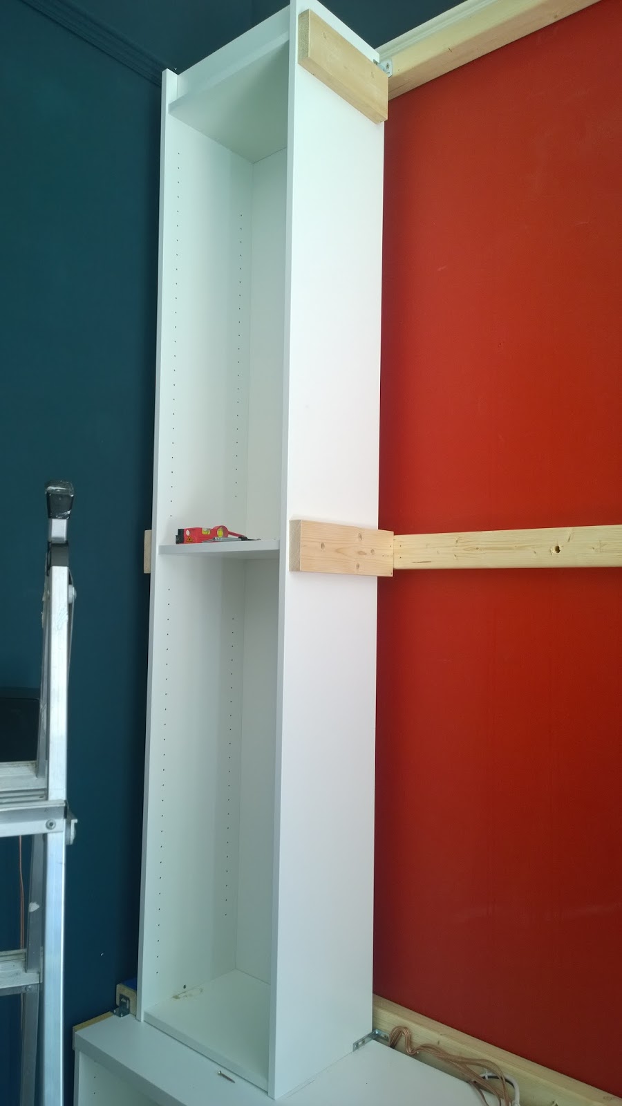 This Life: Billy + Besta Ikea built-in bookcase hack