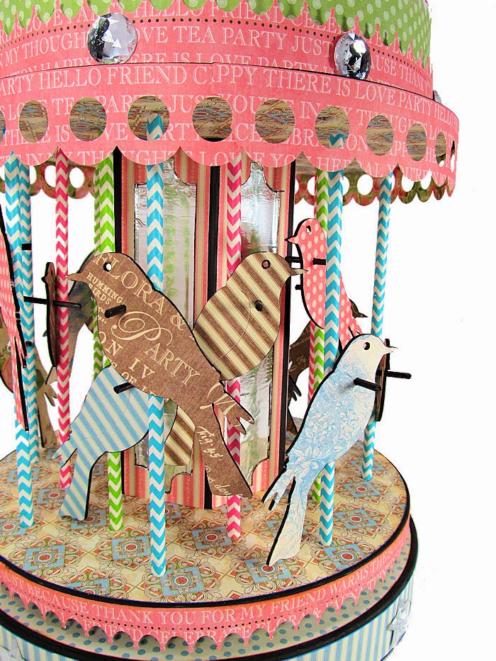The Gentleman Crafter: Liya Kate's Birthday Bird Carousel...