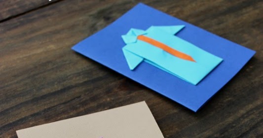 Father's Day Origami Shirt Cards
