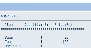 ABAP : CONTINUE statement