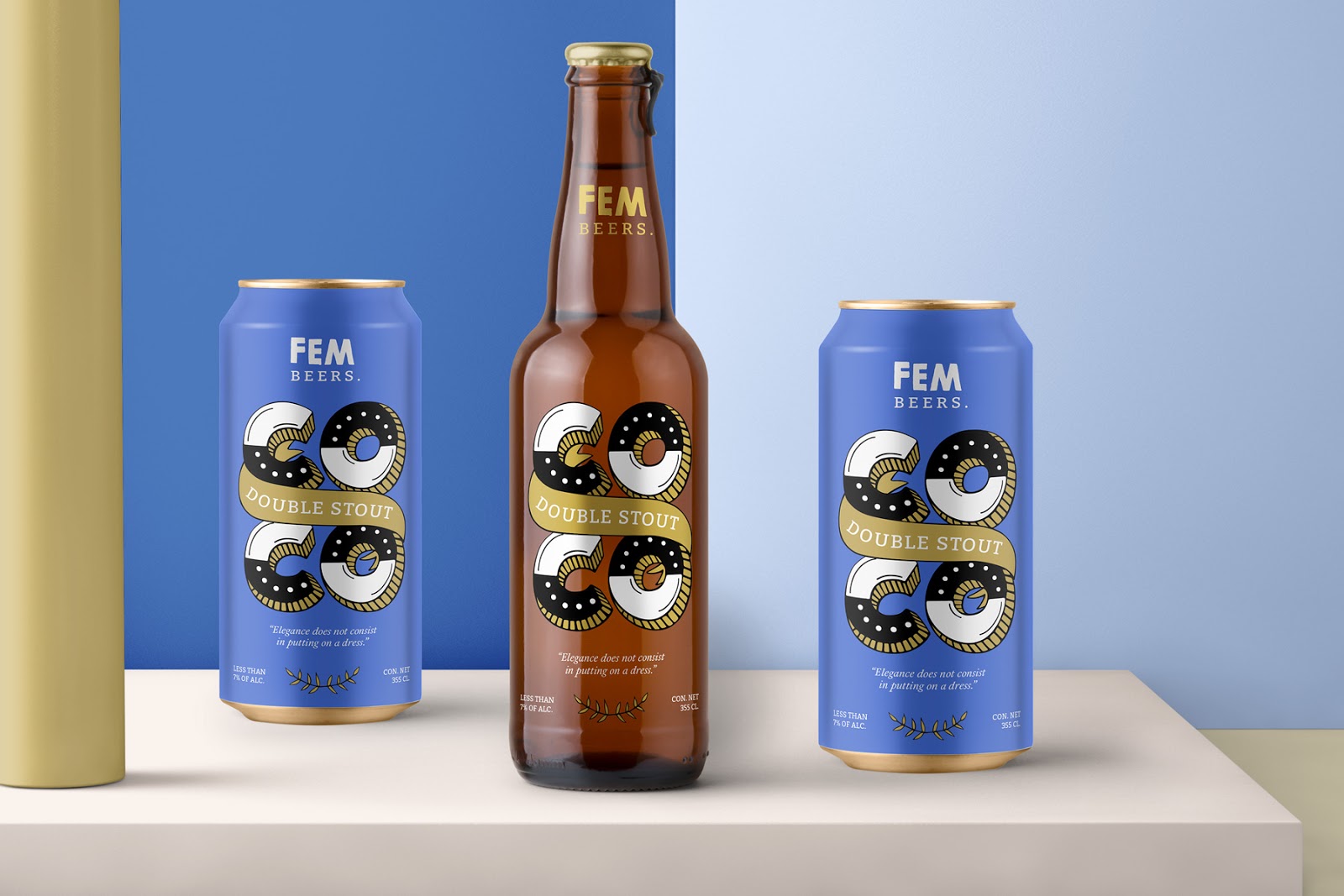 Fem Beers on Packaging of the World - Creative Package Design Gallery