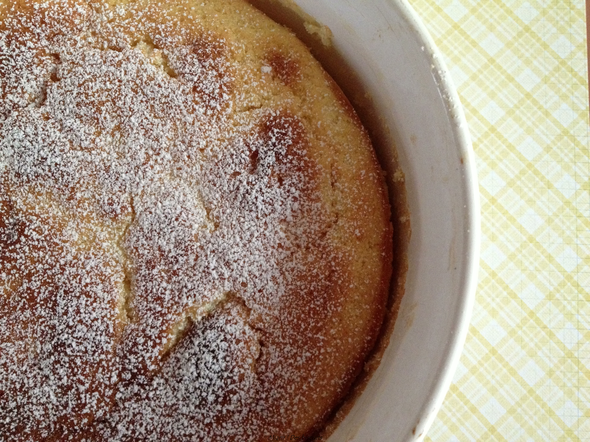 Gâteau pouding au citron Meyer - Miam ! Des biscuits