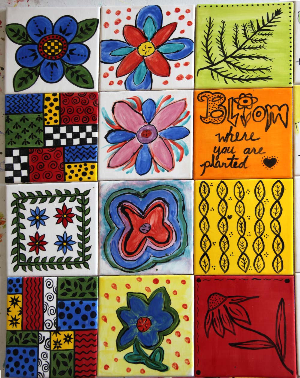 Getting Stitched on the Farm: Student Tiles + What I am Making + Open ...