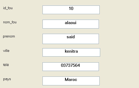 Espace Info: Exercices ACCESS
