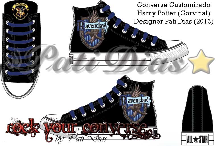 Converse All Star Customizado - Rock Your Converse!: Harry Potter (J. K ...