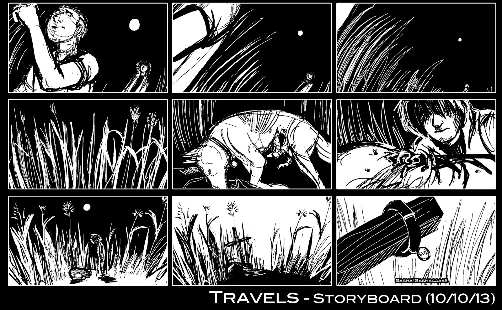 Travels (Drama/Horror Storyboards)