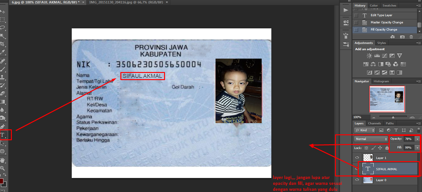 Tutorial Coreldraw & Adobe Photoshop Pemula: cara membuat KTP ( palsu )