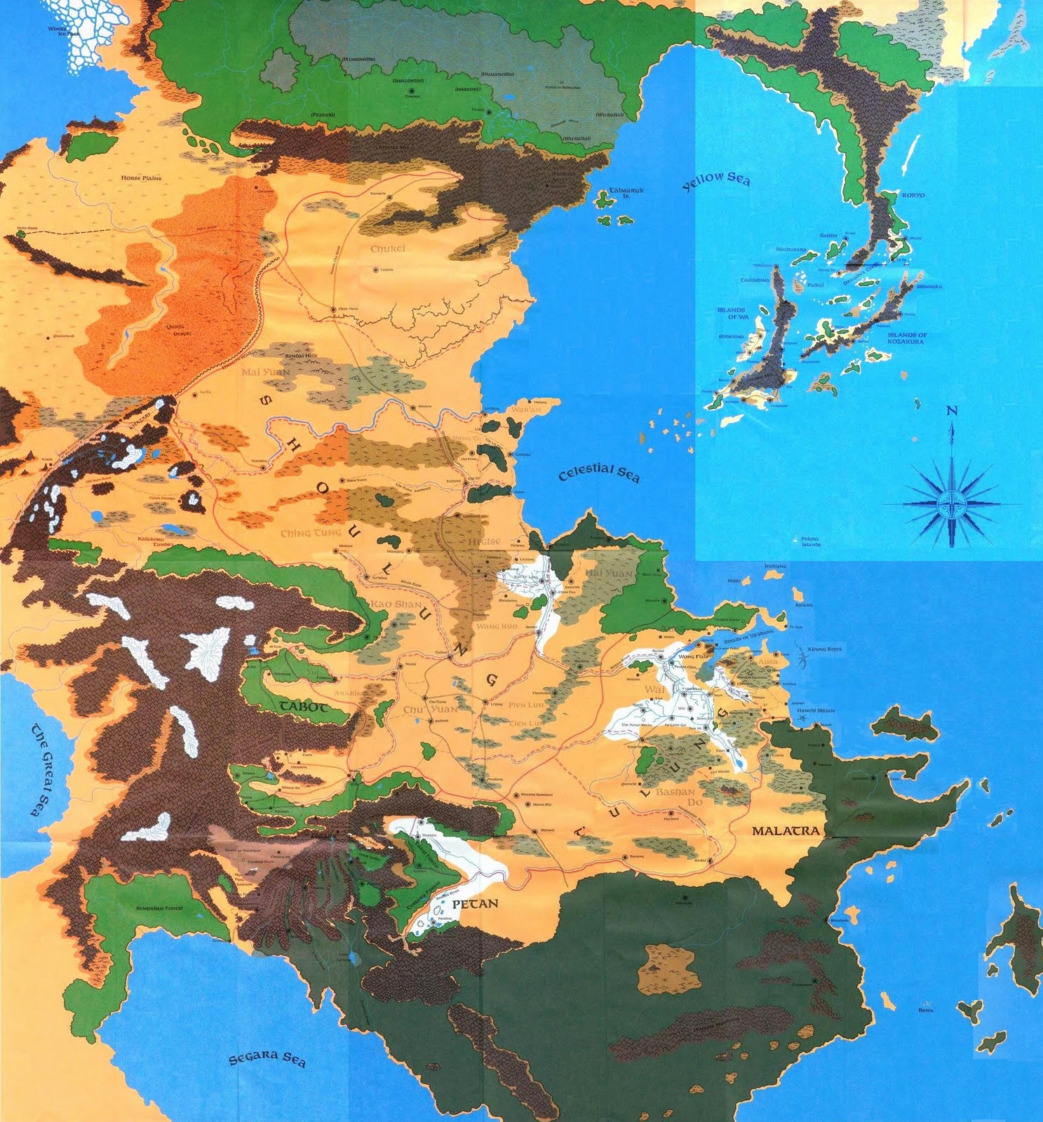 Consonant Opposition: Asian Locations: Forgotten Realms