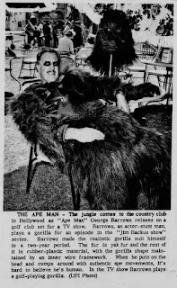 Hollywood Gorilla Men: George Barrows : Behind the scenes
