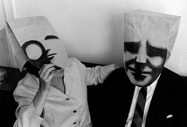 Mask Series With Saul Steinberg Photographed by Inge Morath, 1959-1962 ...