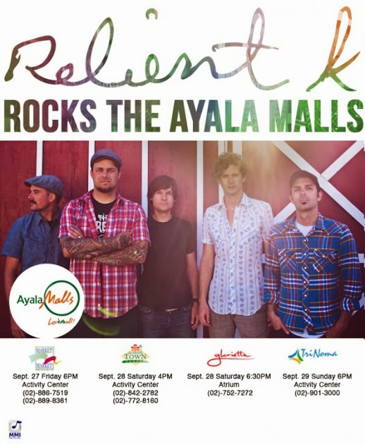 Catch Relient K Live at Ayala Malls | Rockstarmomma