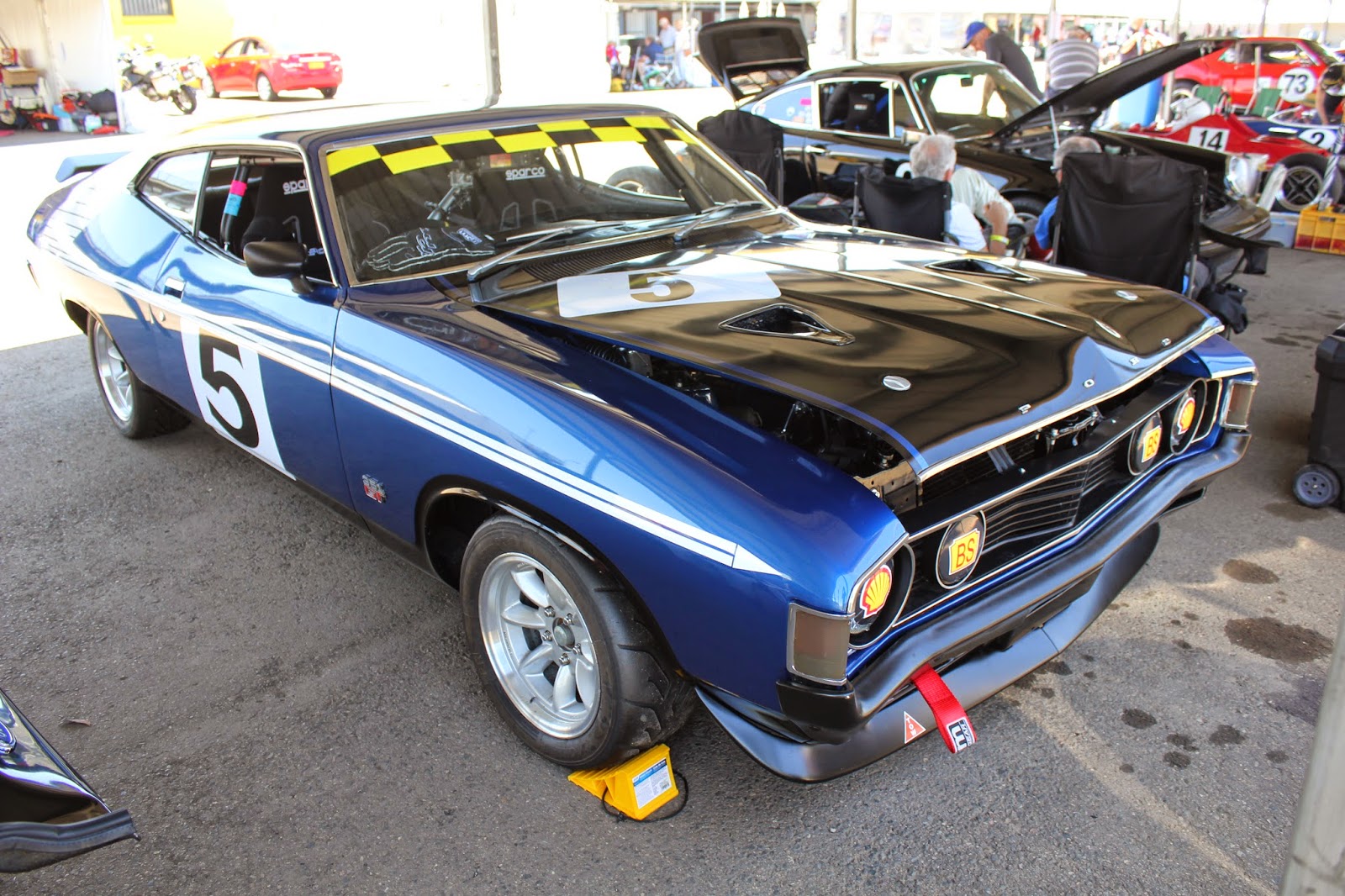 Aussie Old Parked Cars: 1973 Ford XA Falcon GT 351 Hardtop Race Car