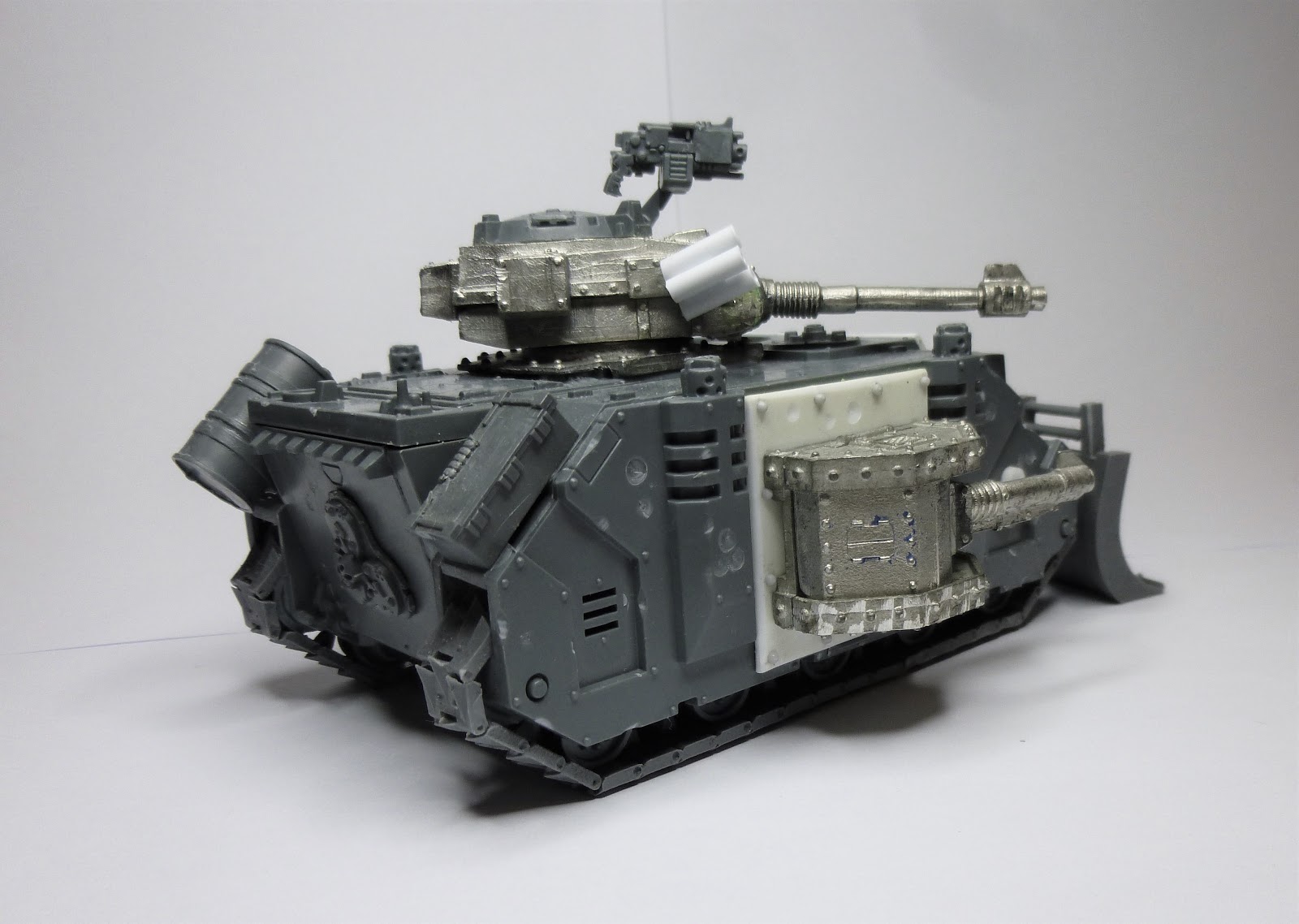 Death Guard - Part VI - WIP Hellforged Leviathan Dreadnought & Predators.