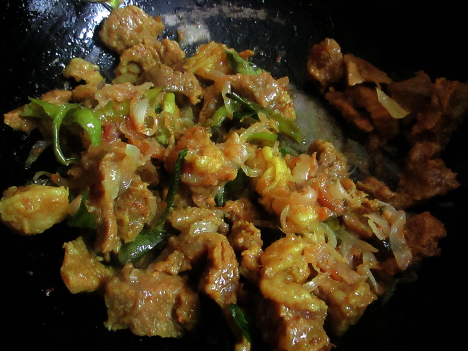 Blessy's Kitchen: Pepper Mutton Fry / Peppery Mutton
