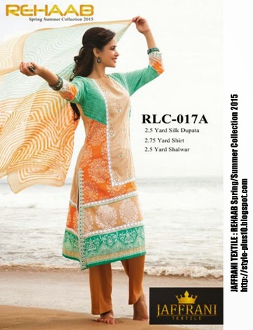 Jaffrani Textiles : REEHAB Spring / Summer Collection 2015 ~ Style-Plus10