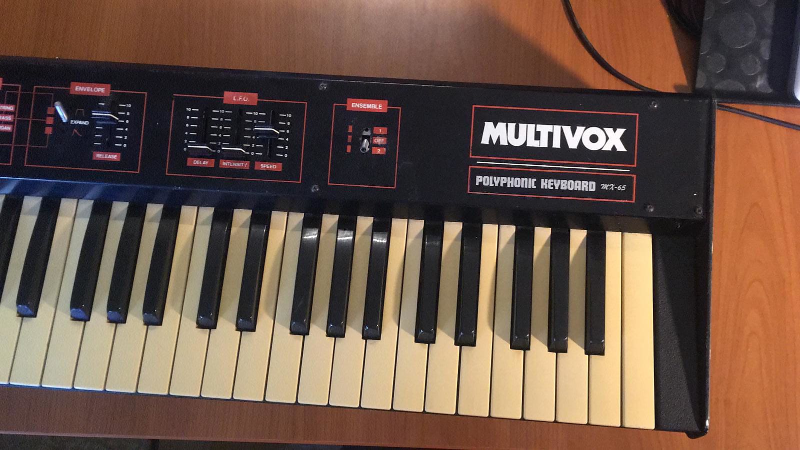 MATRIXSYNTH: Multivox MX-65 Polyphonic Synthesizer SN 534098